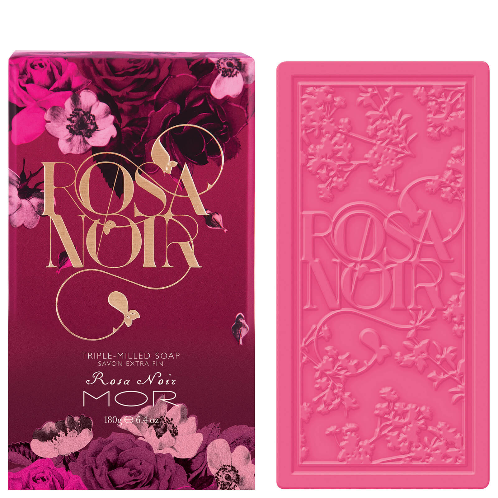 MOR Triple Milled Soap Bar - Rosa Noir – RY.com.au