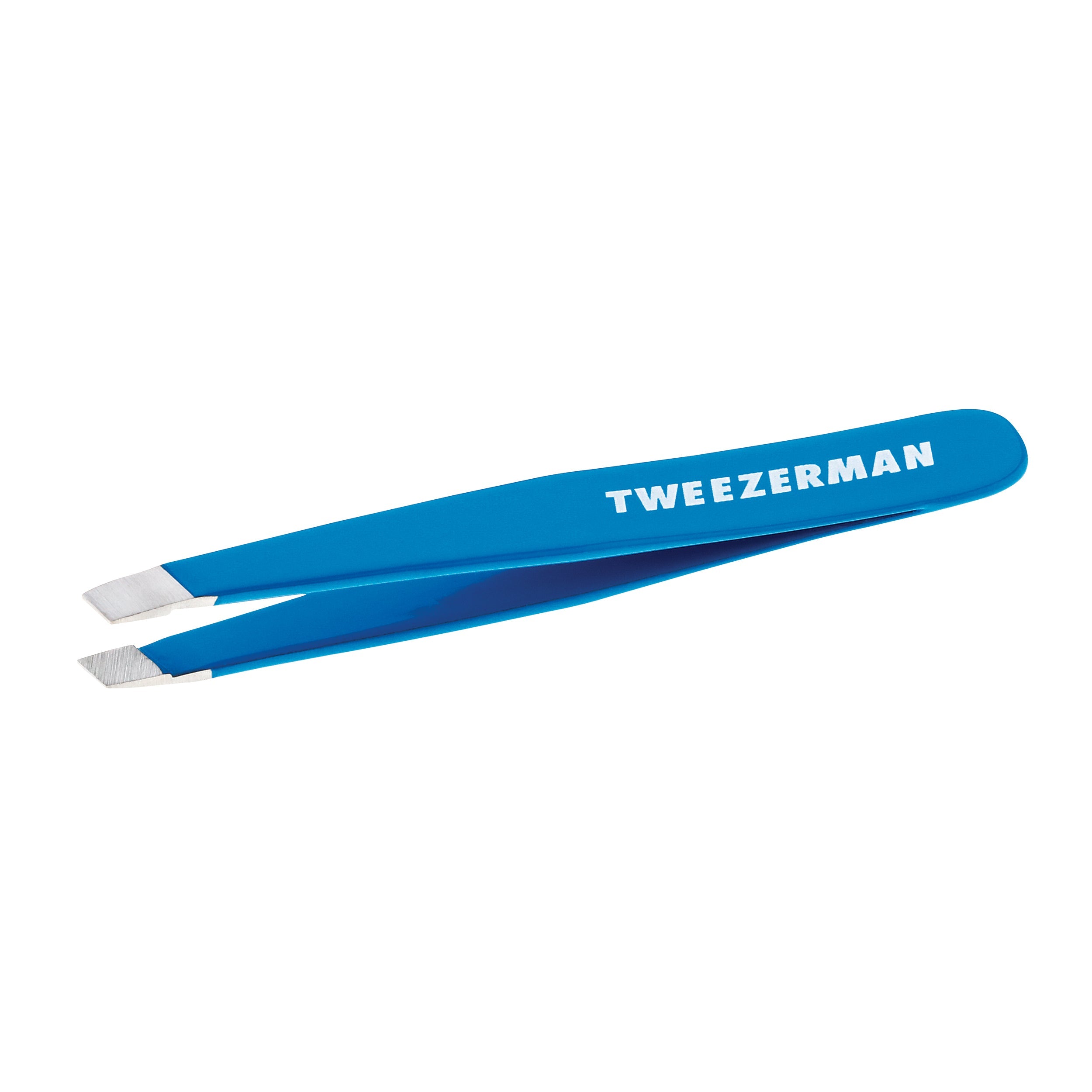 Tweezerman Mini Slant Tweezer Bahama Blue | RY.com.au